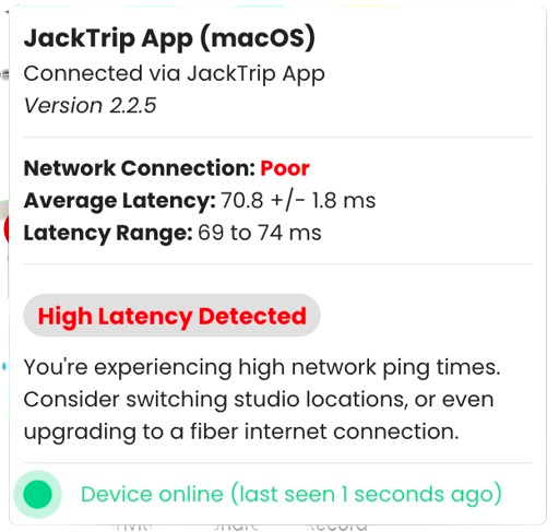 Optimize Latency in JackTrip