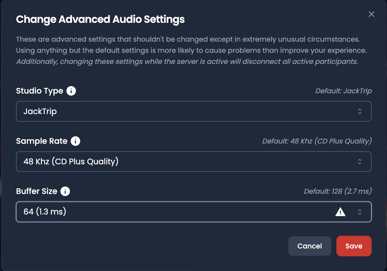 Optimize Latency in JackTrip